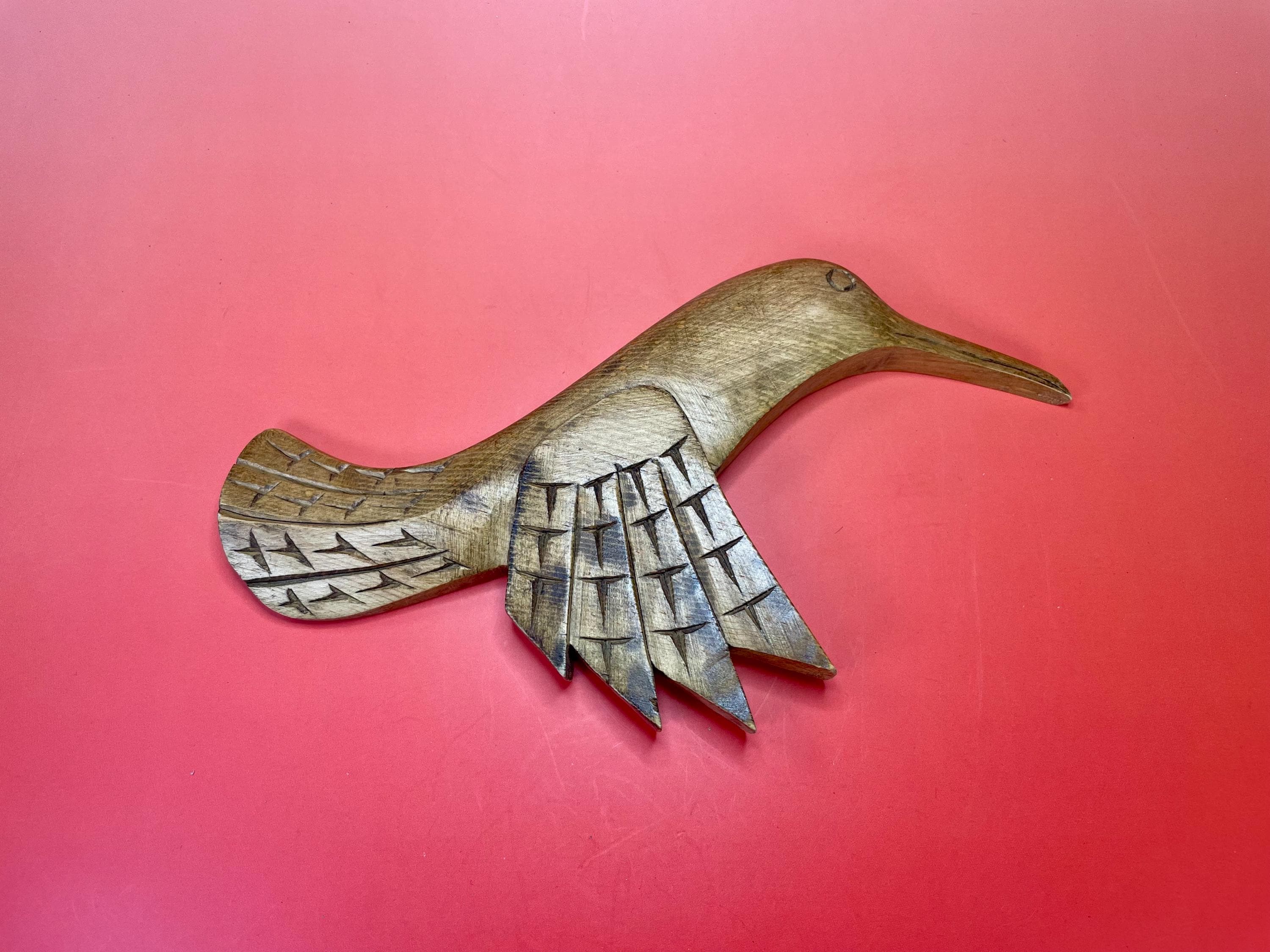 Hummingbird by Ray Shaw 7.25 inches long indigenous First Nations – Red ...